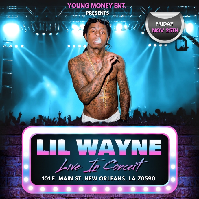 Copy of NEON PARTY CONCERT CLUB FLYER | PosterMyWall