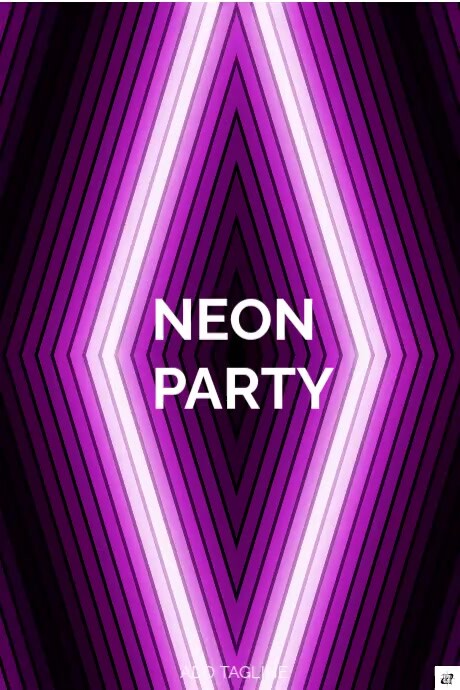 NEON PARTY Template | PosterMyWall
