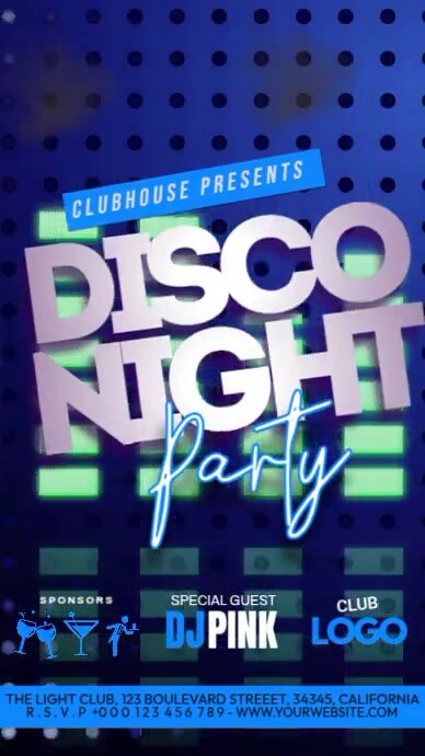 Neon Party Design Template | PosterMyWall