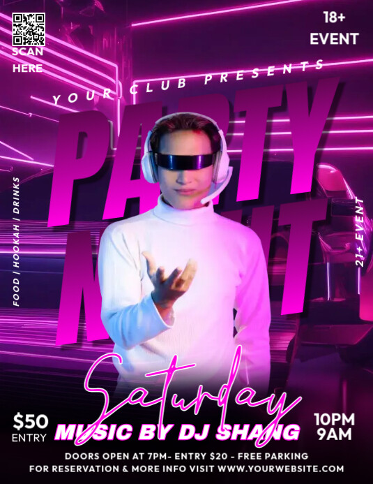 Copy of NEON PARTY.C | PosterMyWall