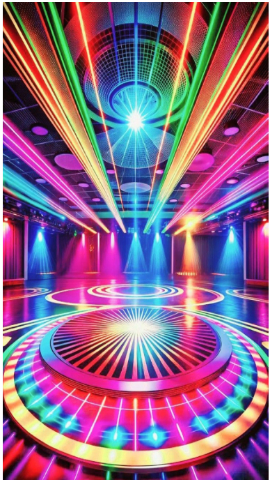 Neon pulse arena Template | PosterMyWall