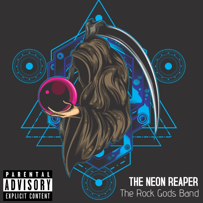Copy of Neon Reaper Album Cover | PosterMyWall