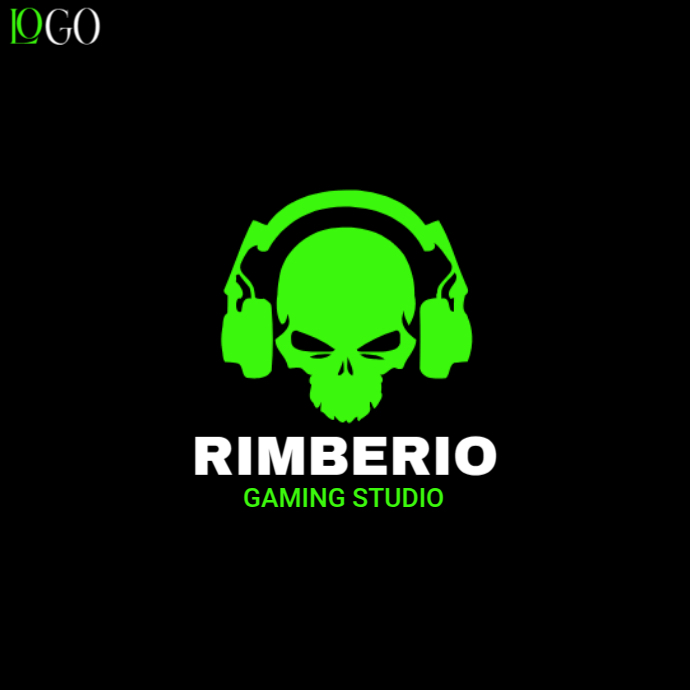 Neon Rimberio Logo templaat | PosterMyWall