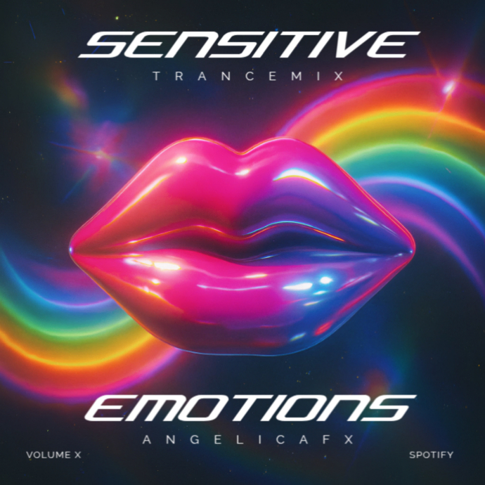 Neon Sensitive Emotions Album Cover Template | PosterMyWall