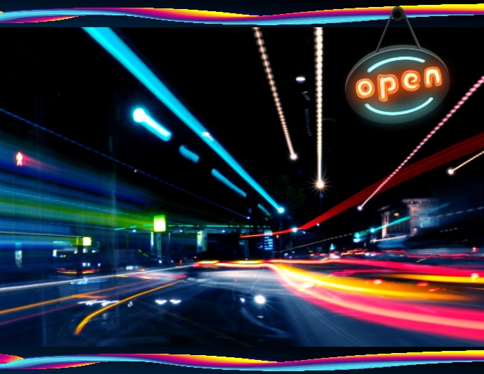 Neon Sexy Female Template Postermywall