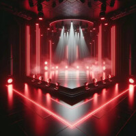 Neon light stage background Template | PosterMyWall