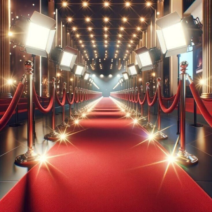 Neon Stage Spotlight Instagram Post Template | PosterMyWall
