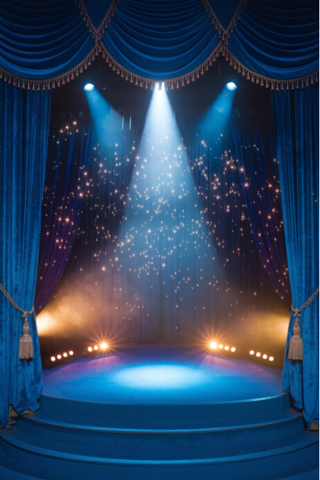 Neon Stage Spotlight Poster Templat | PosterMyWall