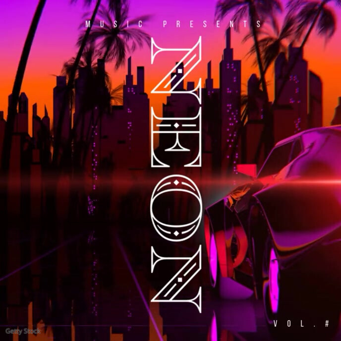Neon Trance Album Cover Templates | PosterMyWall