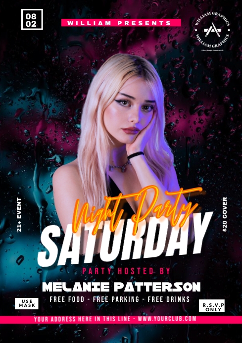 Neon Weekend Party Ads Template | PosterMyWall