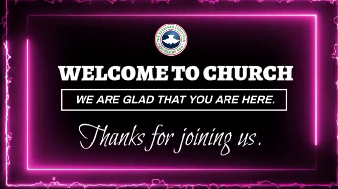 Copy of Neon Welcome To Church Service And Programs Digital Display (16 ...