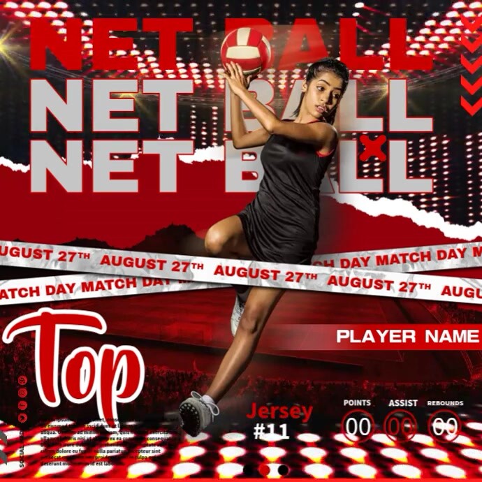 Netball Championship Template | PosterMyWall