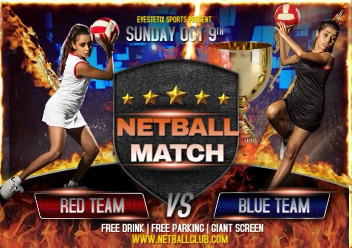 Netball Championship Video Template | PosterMyWall