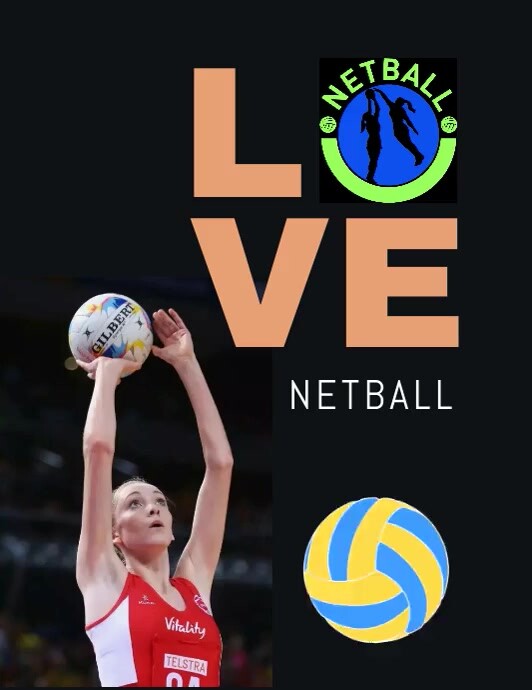 NETBALL FLYER DESIGN Template | PosterMyWall