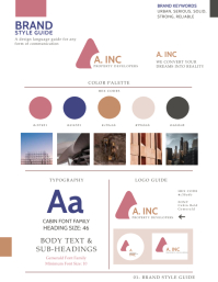 Corporate Brand Style Guide Template | PosterMyWall