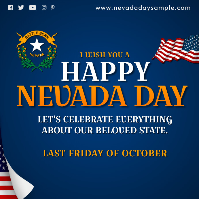 Nevada Day Template | PosterMyWall
