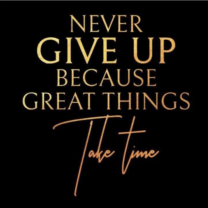 Never give up Template | PosterMyWall