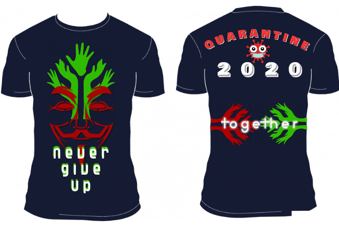 Copy of Never Give Up Tshirt Design | PosterMyWall