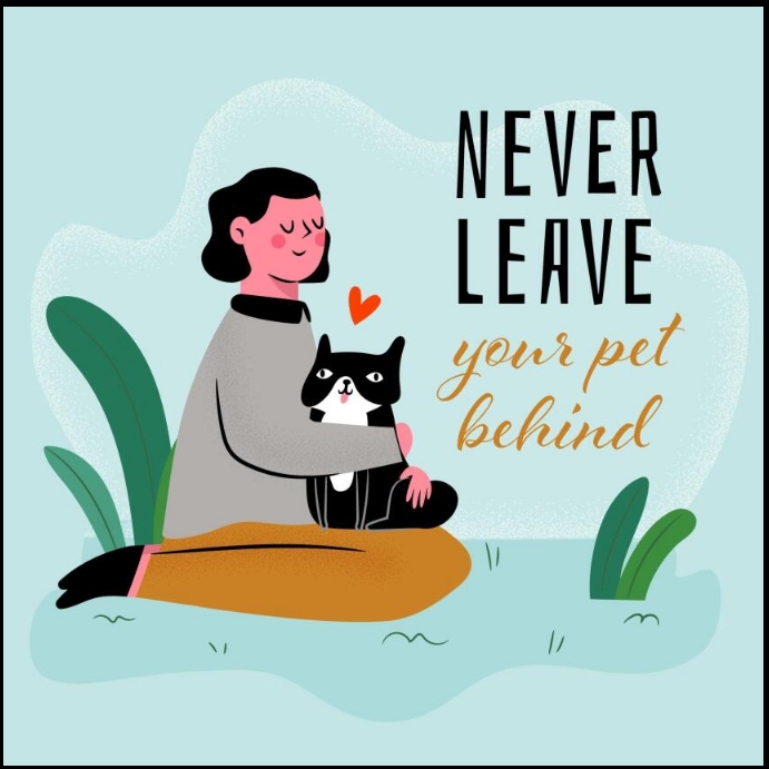 Never Leave your pet behind Template | PosterMyWall