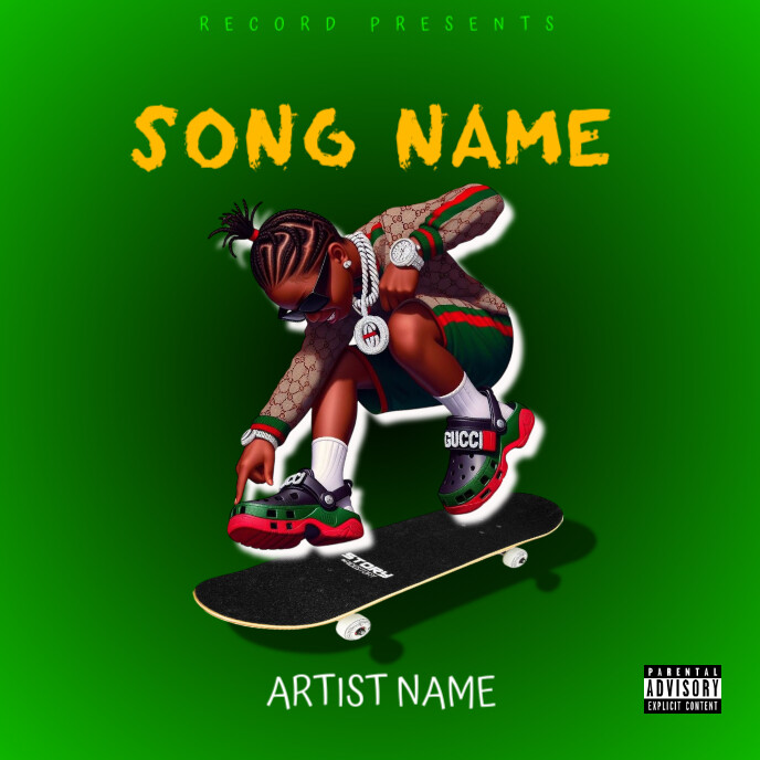 New Album Cover Templat | PosterMyWall