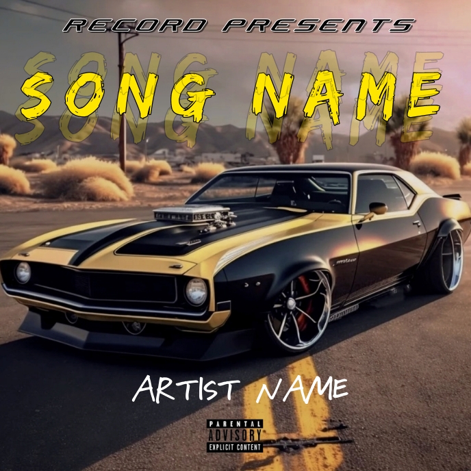 New album cover Template | PosterMyWall