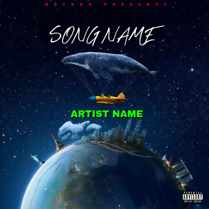 Modèle New album cover | PosterMyWall