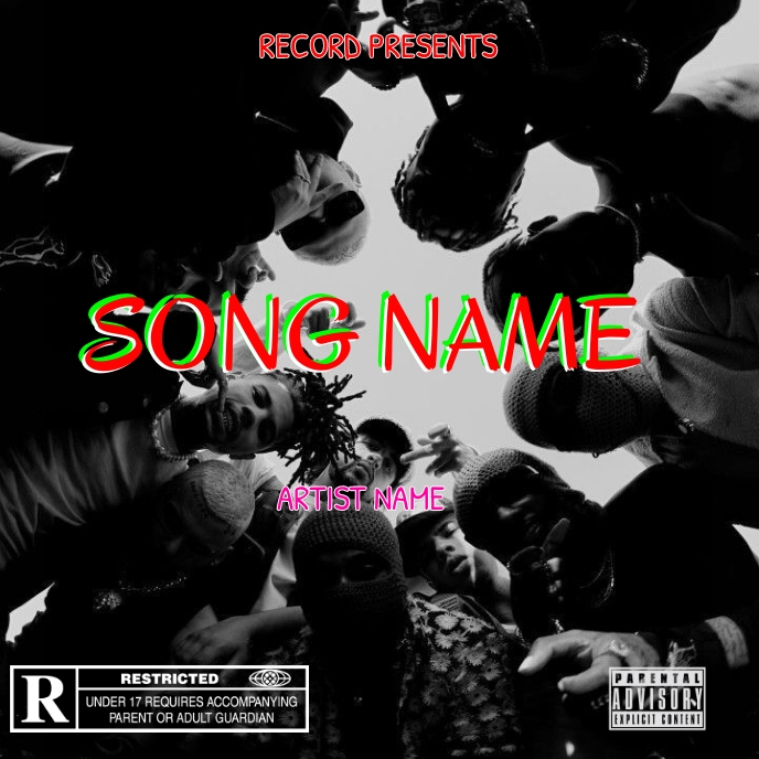 New album cover Template | PosterMyWall