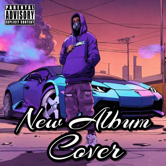 new album cover Template | PosterMyWall