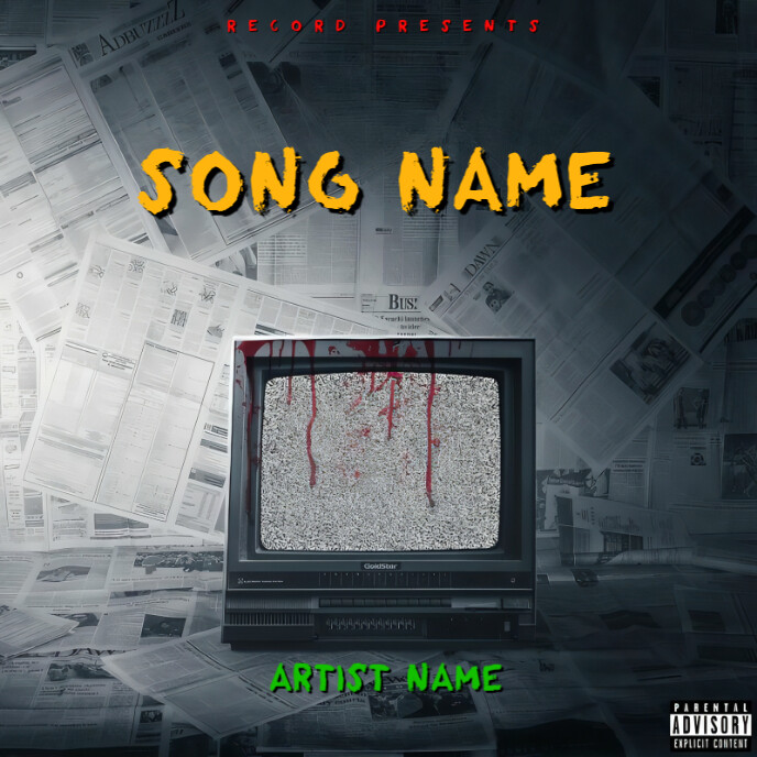New album cover Template | PosterMyWall