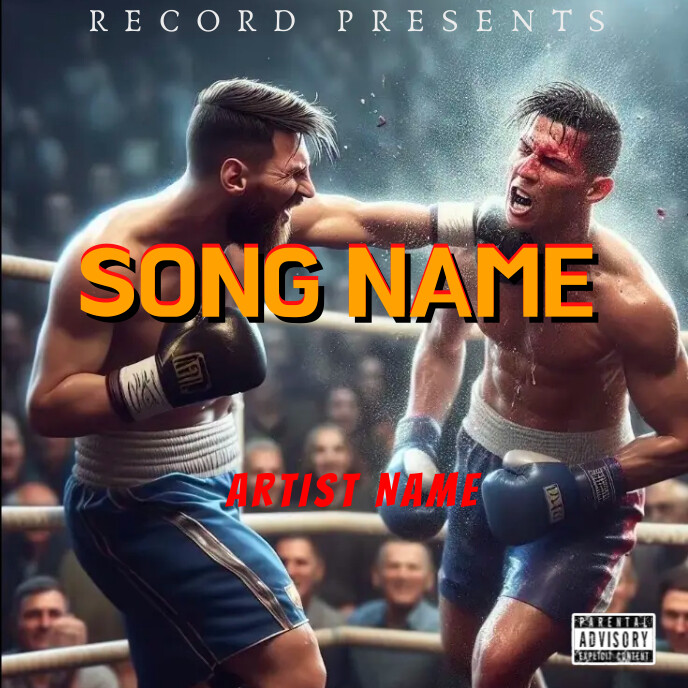 New album cover template | PosterMyWall