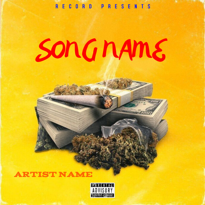 New album cover template | PosterMyWall