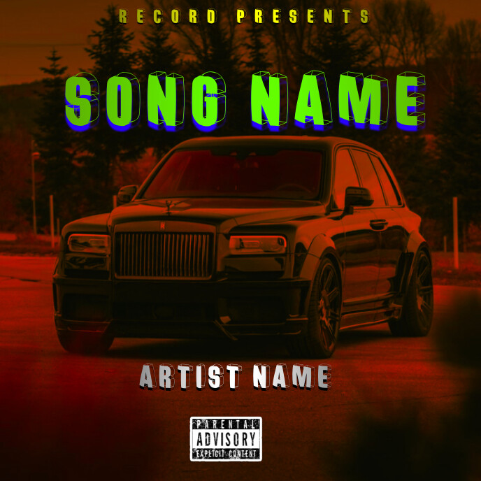 New album cover template Modelo | PosterMyWall