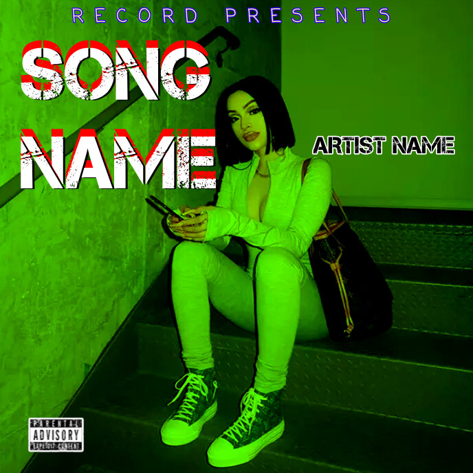 New album cover template | PosterMyWall