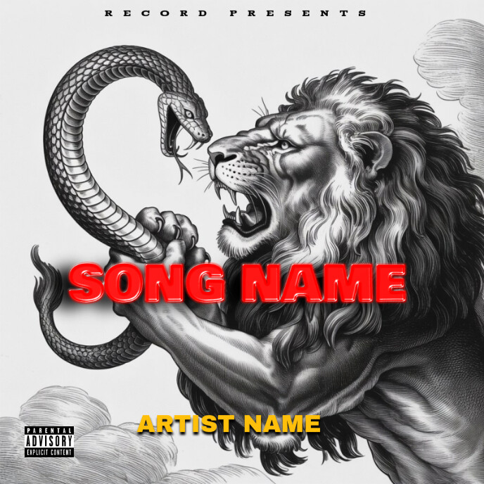 New album cover template | PosterMyWall