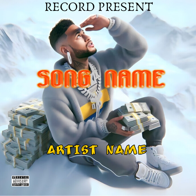 New album cover template | PosterMyWall