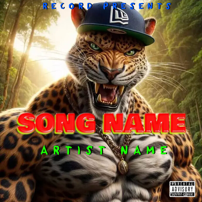 New album cover template | PosterMyWall