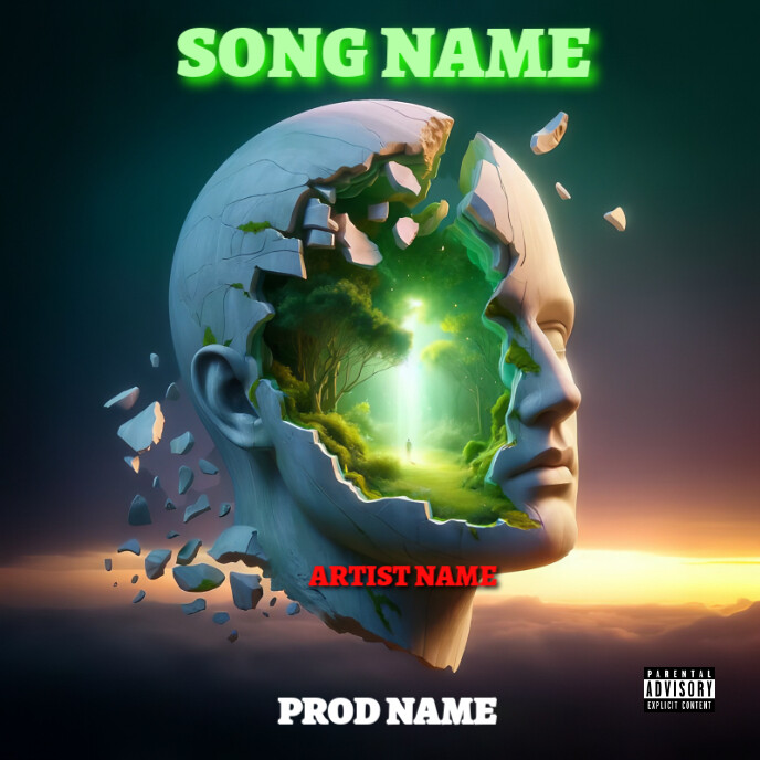 New album cover template | PosterMyWall