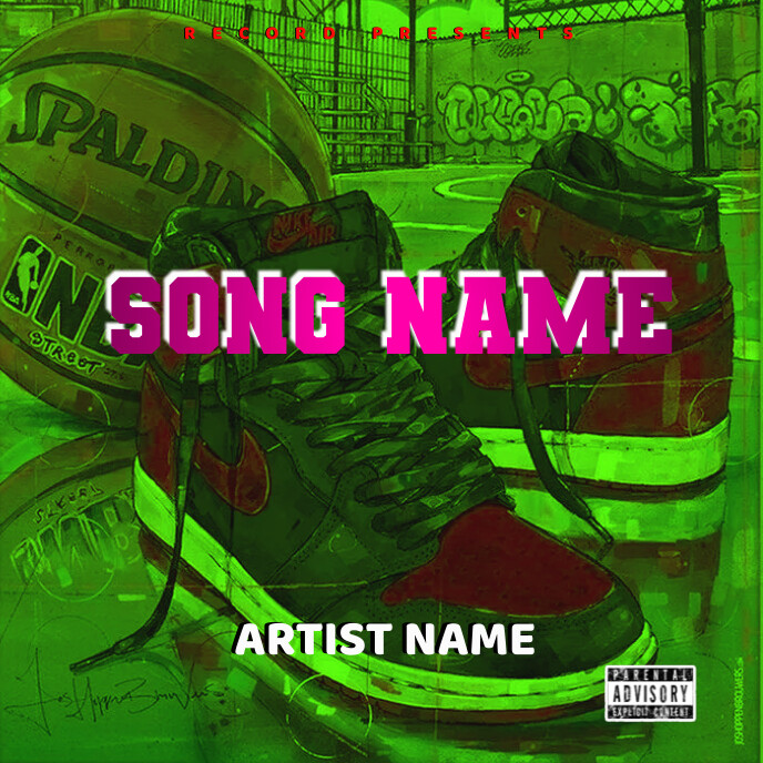 New album cover template | PosterMyWall