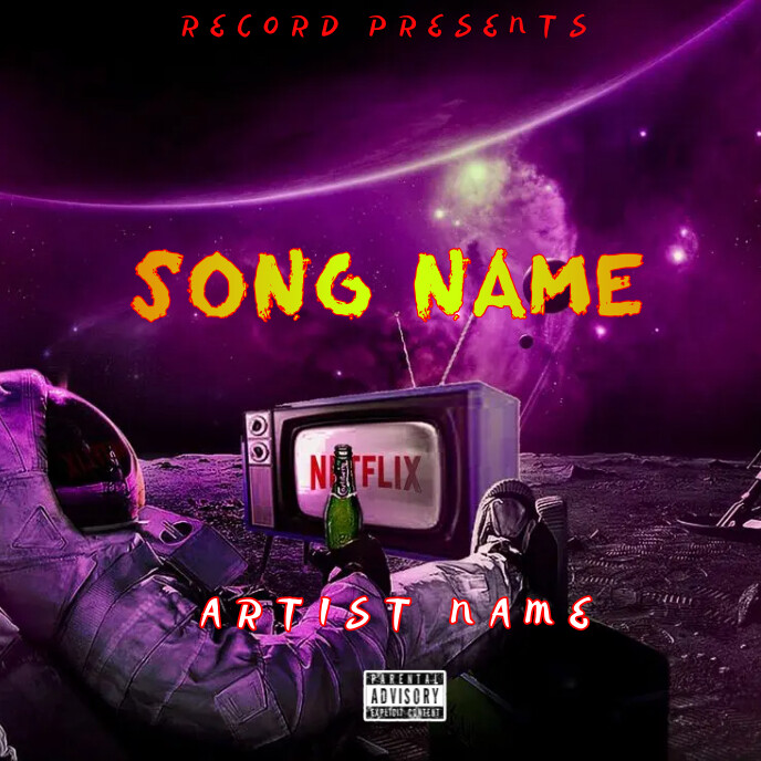 New album cover template | PosterMyWall