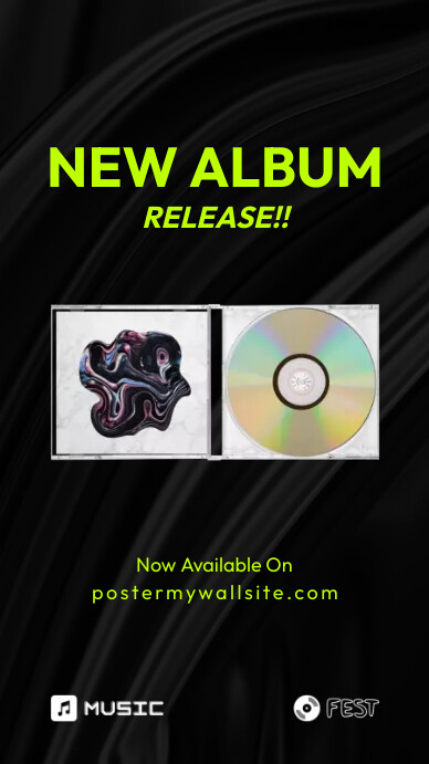 New Album Instagram Story Template | PosterMyWall