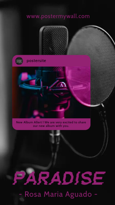 New Album Instagram Story Template | PosterMyWall