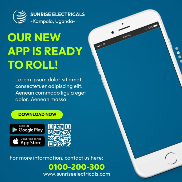 new app Template | PosterMyWall