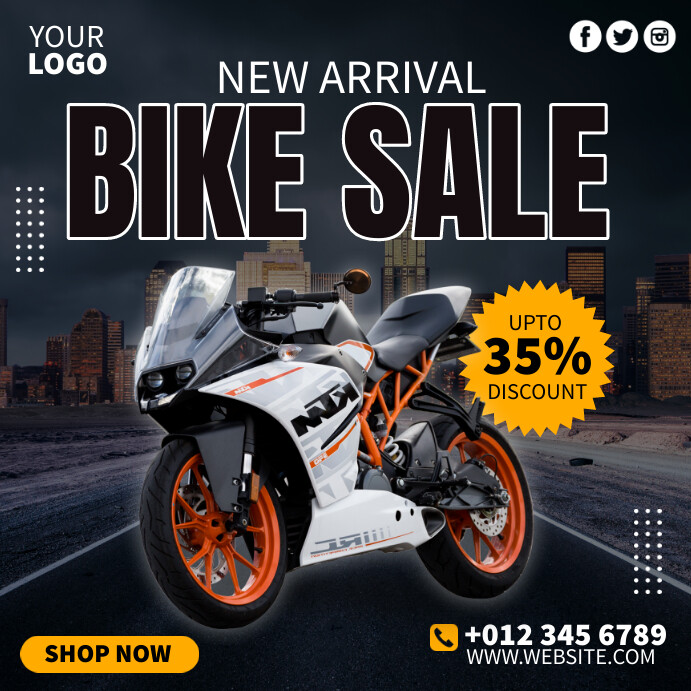 New Arrival Bike Template | PosterMyWall