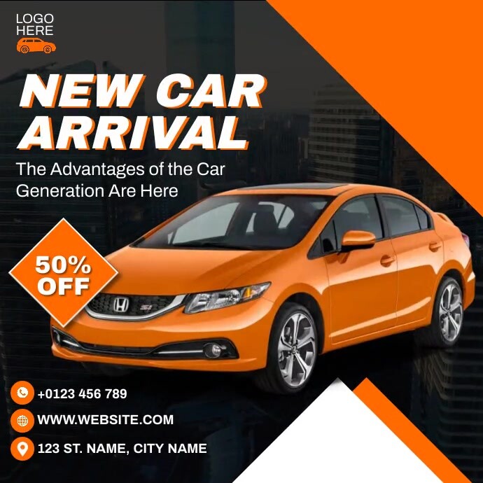New Arrival Car Template | PosterMyWall