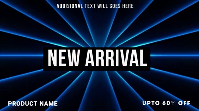 NEW ARRIVAL Template | PosterMyWall