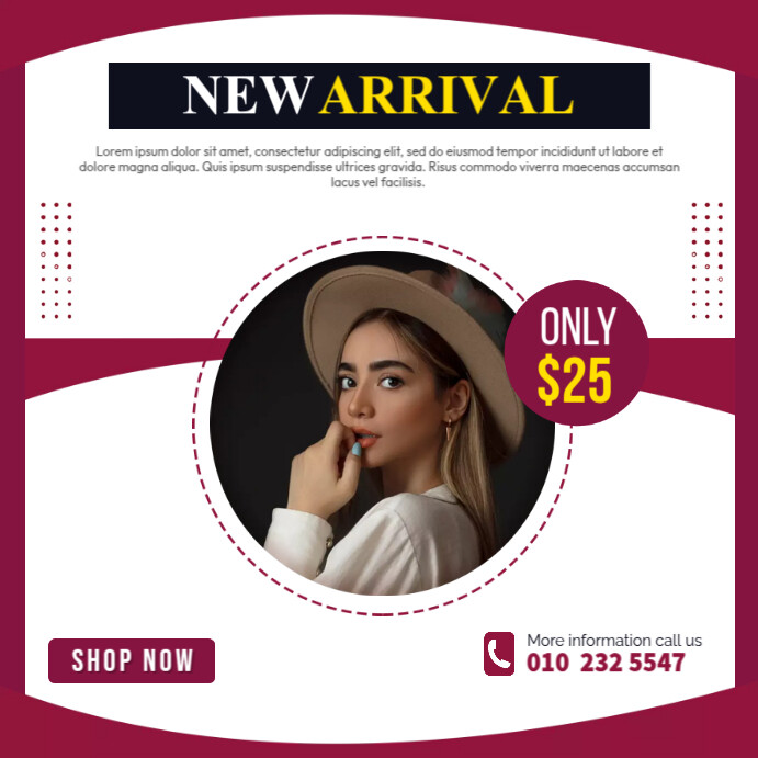 New Arrival Fashion Discount Template | PosterMyWall