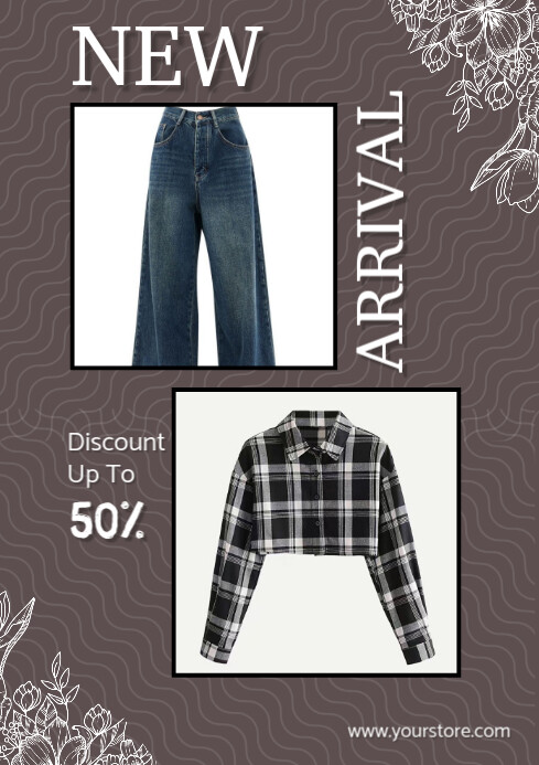new arrival fashion discount template | PosterMyWall