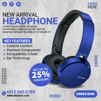 Headphone Ads Template | PosterMyWall