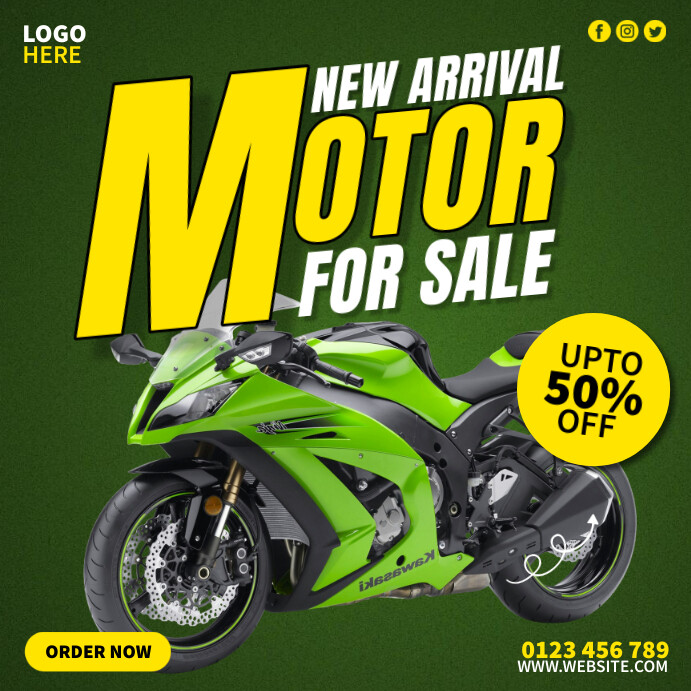 New Arrival Motor Template | PosterMyWall