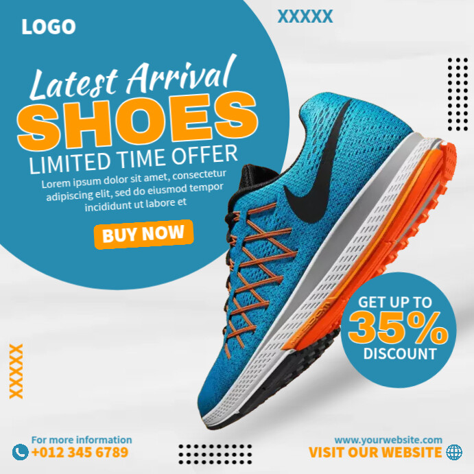 New Arrival Shoe Ads Template | PosterMyWall